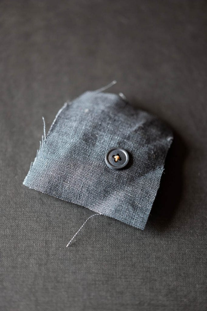 Cotton Button - Bazaar Grey 15mm – The Uncommon Thread
