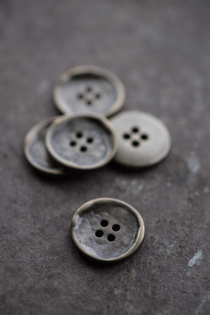 Metal Button - Stamped 20mm – The Uncommon Thread